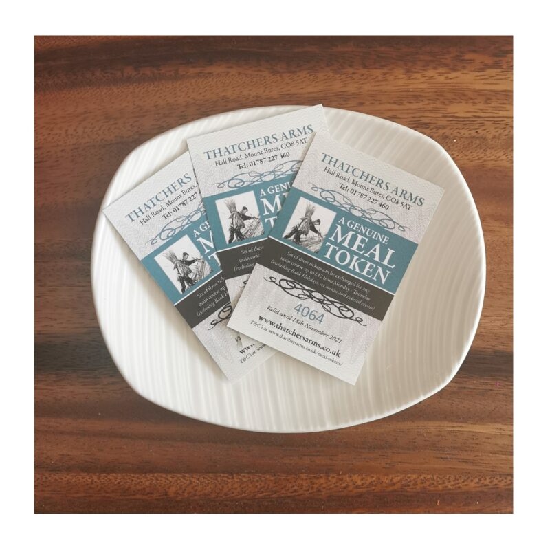 Meal Tokens - Thatchers Arms